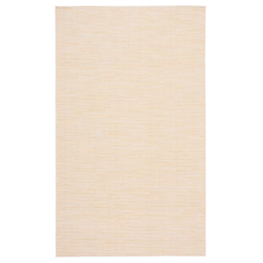 SAFAVIEH Martha Stewart 6 ft. x 10 ft. Yellow Marle Crosshatch Area Rug ...