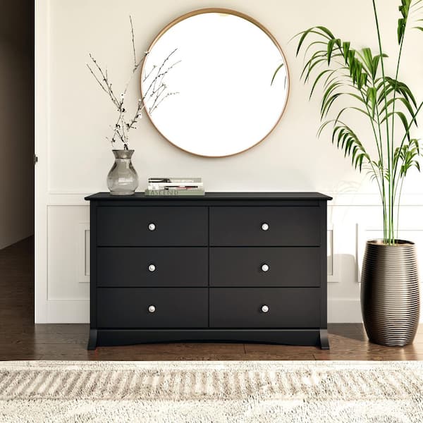 black sonoma 6 drawer dresser by prepac | Dresses Images 2025
