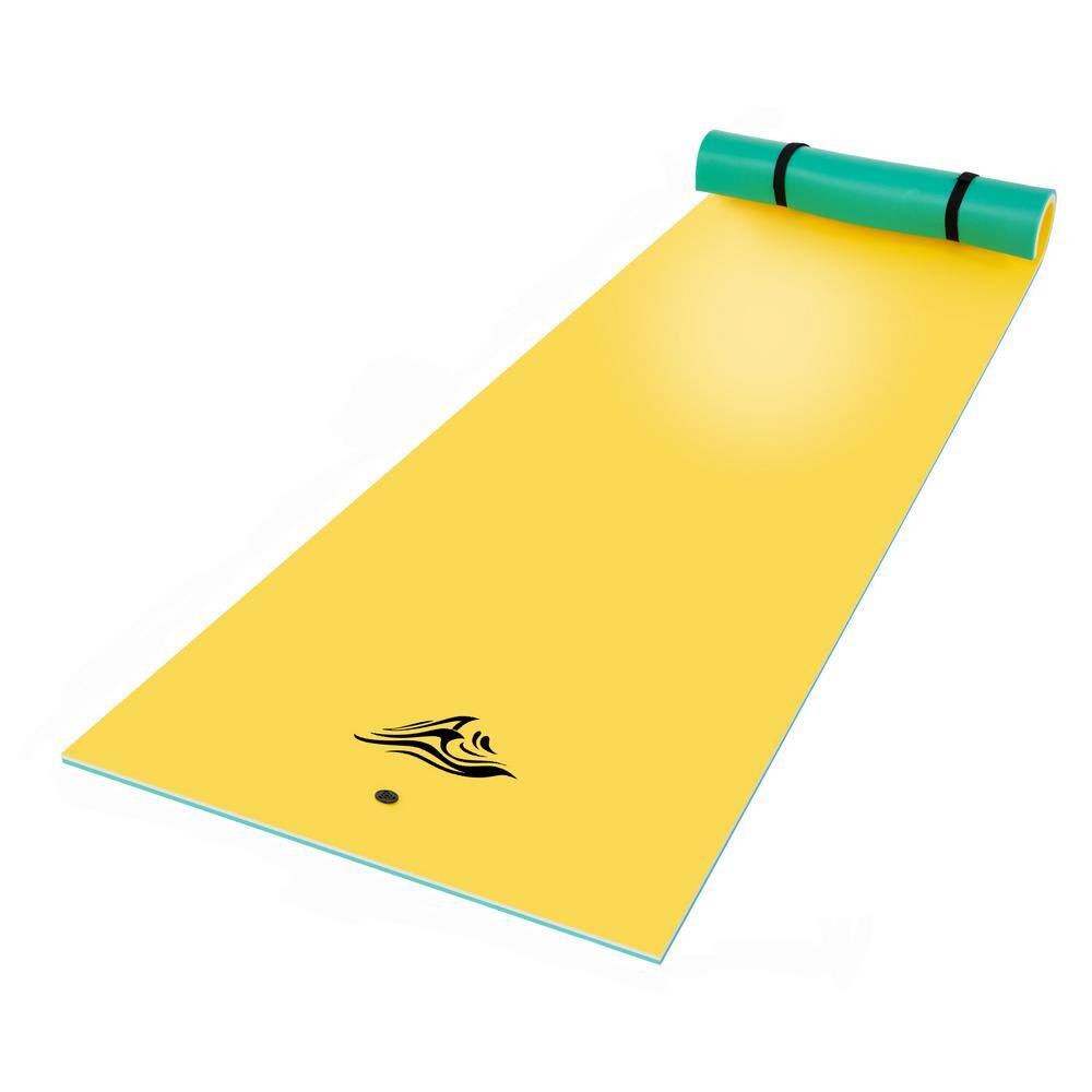 TIRAMISUBEST 10 ft. x 6 ft. Floating Water Mat Foam Pad Lake Floats for ...