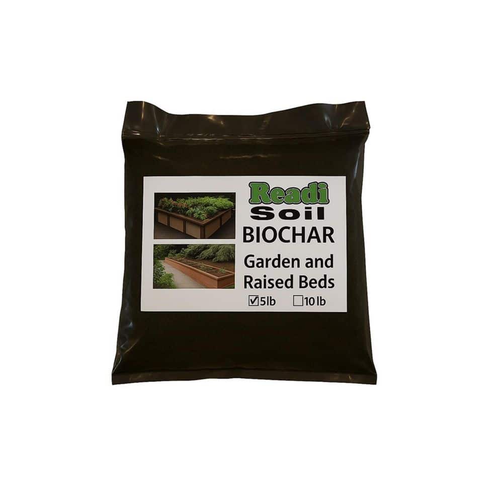 Readi Soil 5 lbs. Biochar Organic Garden and Raised Bed Blend, Soil Amendment BCGB5 - The Home Depot