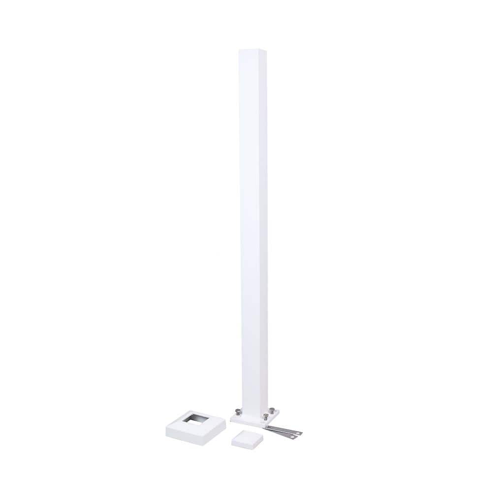 Westbury Aluminum Railing 2 in. x 47 in. Aluminum C10 - C80 Post Kit ...