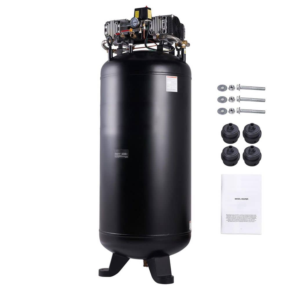 SKYSHALO 80 Gal. Electric Air Compressor 6. 5HP Stationary Air ...