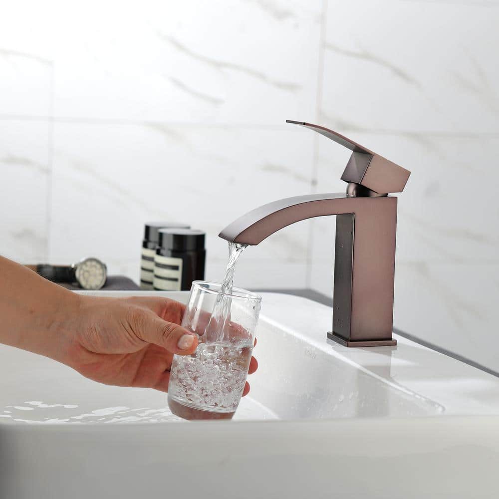 Staykiwi Single Handle Single Hole Bathroom Faucet with and Spot ...