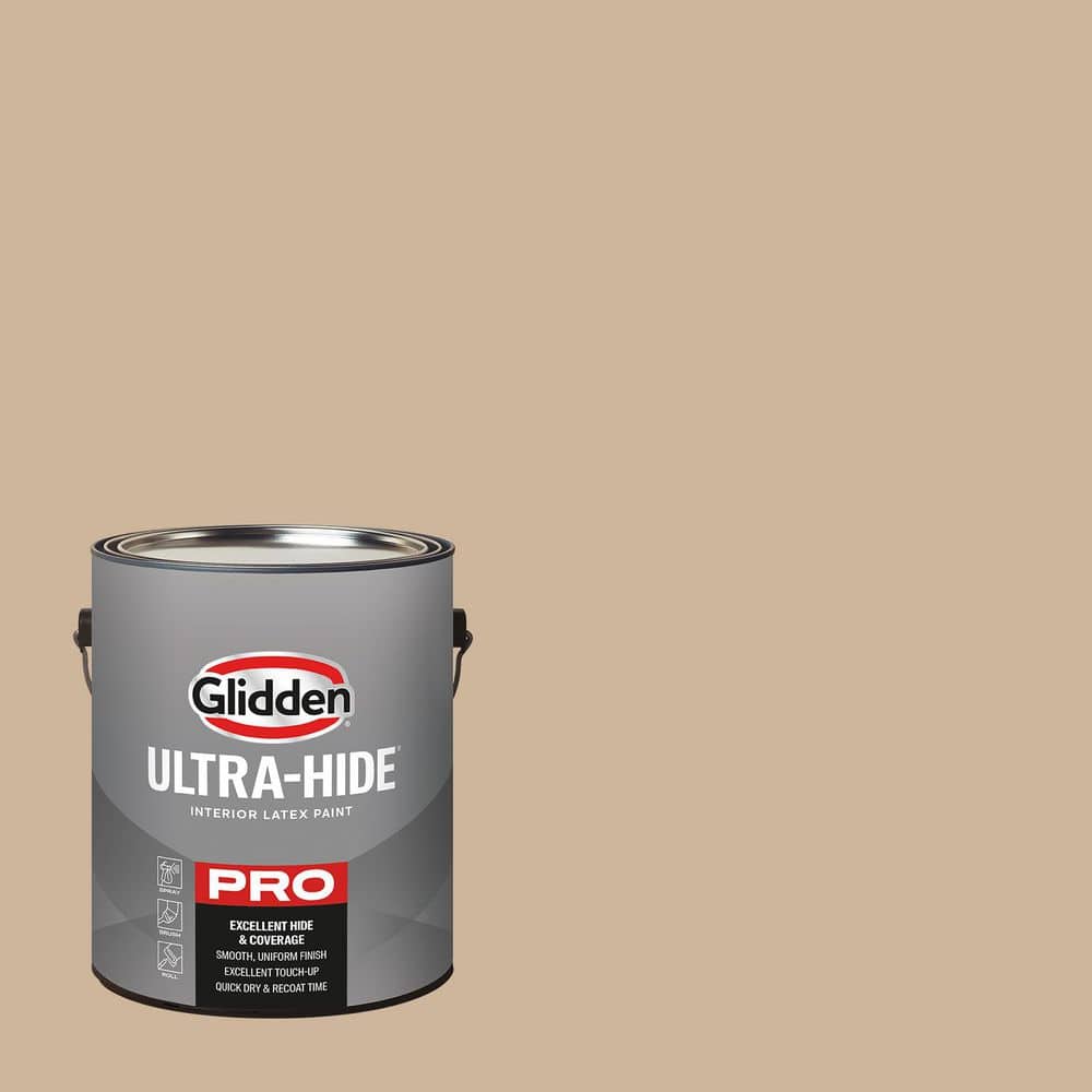 Glidden Ultra-Hide 1 gal. PPG1084-4 Happy Trails Ultra Flat Interior ...