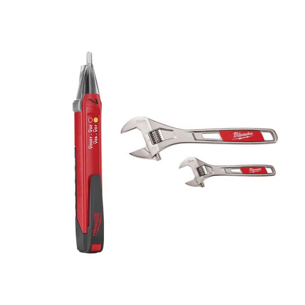 Milwaukee 1000 Volt Dual Range Non Contact Digital Voltage Detector and ...