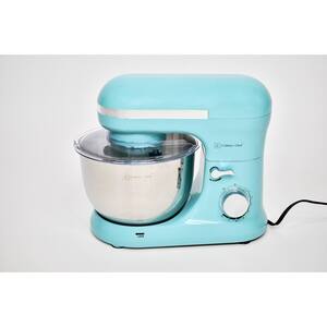 Brentwood Appliances 3 Qt. 5-Speed Blue with Stainless Steel Mixing ...