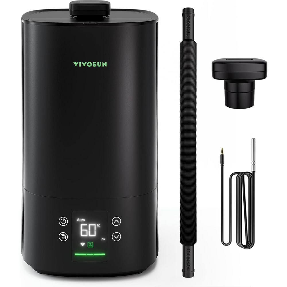 VIVOSUN 1.32 Gal. AeroStream H05 Intelligent Wi-Fi Humidifier with Temp ...