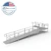 EZ-ACCESS PATHWAY 28 ft. L-Shaped Aluminum Wheelchair Ramp Kit with ...