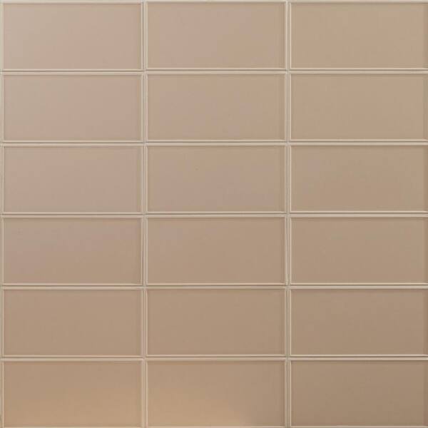 Ivy Hill Tile Tori Border Ivory 8 in. x 4 in. Matte Ceramic Wall Tile ...