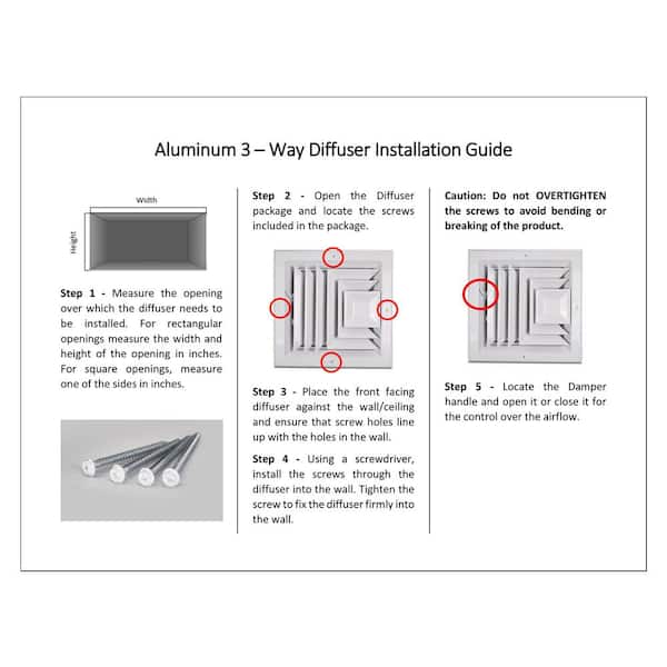 Square Ceiling Diffuser Australia | Shelly Lighting