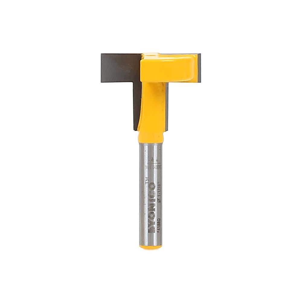 Yonico T Slot 1-1/16 in. Dia. 1/4 in. Shank Carbide Tipped Router Bit ...