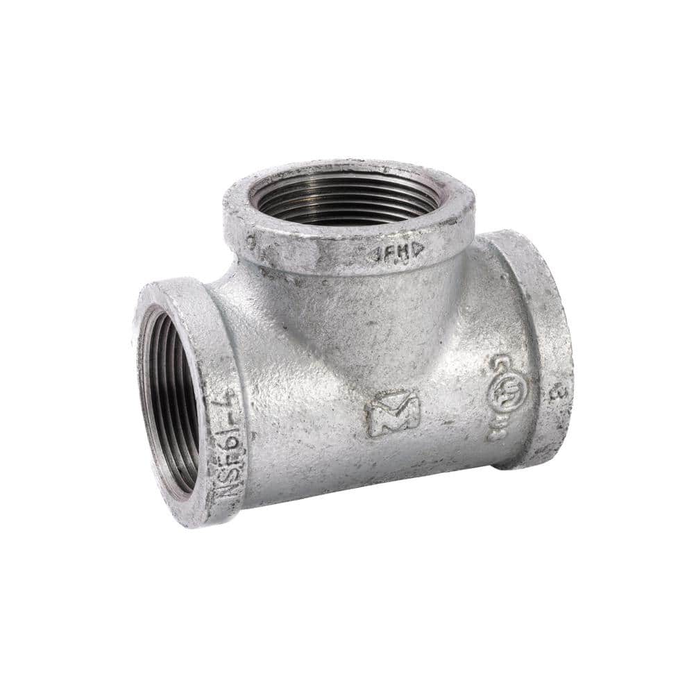Southland 1-1/2 in. Galvanized Malleable Iron Tee Fitting 510-607HN ...