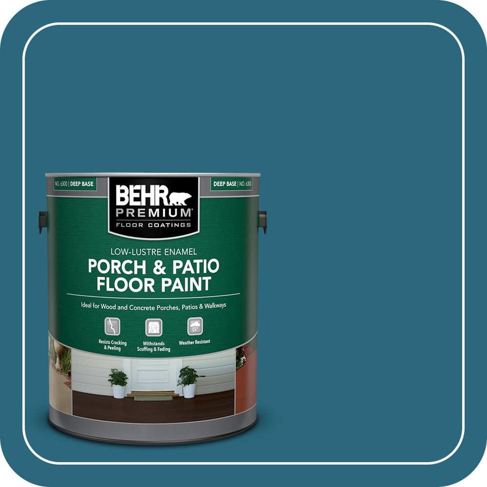 BEHR PREMIUM 1 gal. #M480-7 Ice Cave Low-Lustre Enamel Interior ...