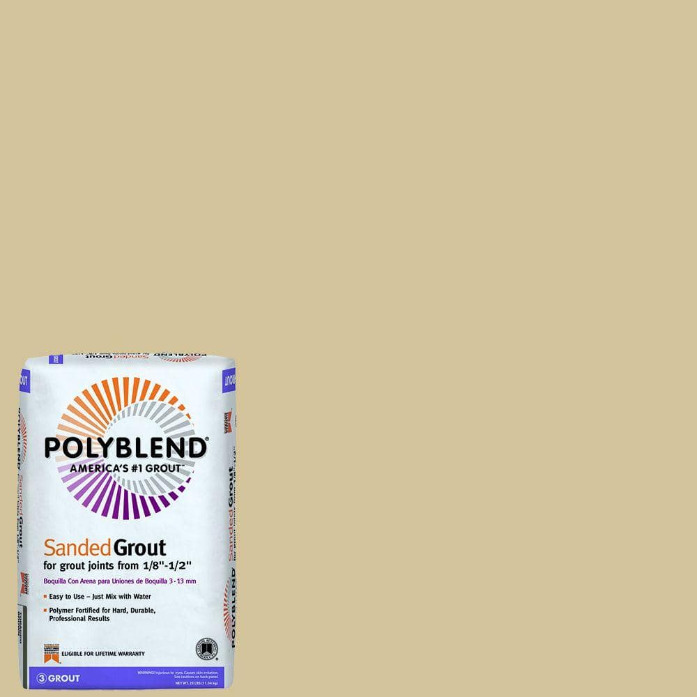Custom Building Products Polyblend #122 Linen 25 lb. Sanded Grout ...