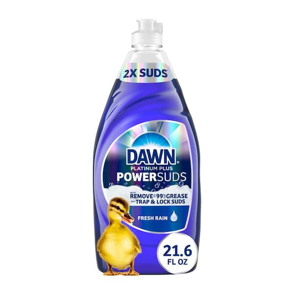 Dawn Platinum Plus PowerSuds 21.6 oz. Fresh Rain Scent Hand Dish Soap ...