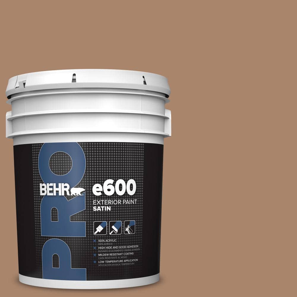 BEHR PRO 5 gal. #S220-5 Nutshell Satin Exterior Paint PR64305 - The ...