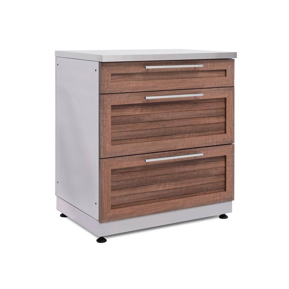 NewAge Products Outdoor Kitchen Stainless Steel Grove 32 in. W x 36.5 ...