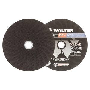 WALTER SURFACE TECHNOLOGIES Zip Wheel 4.5 in. x 7/8 in. Arbor x 3/64 in ...