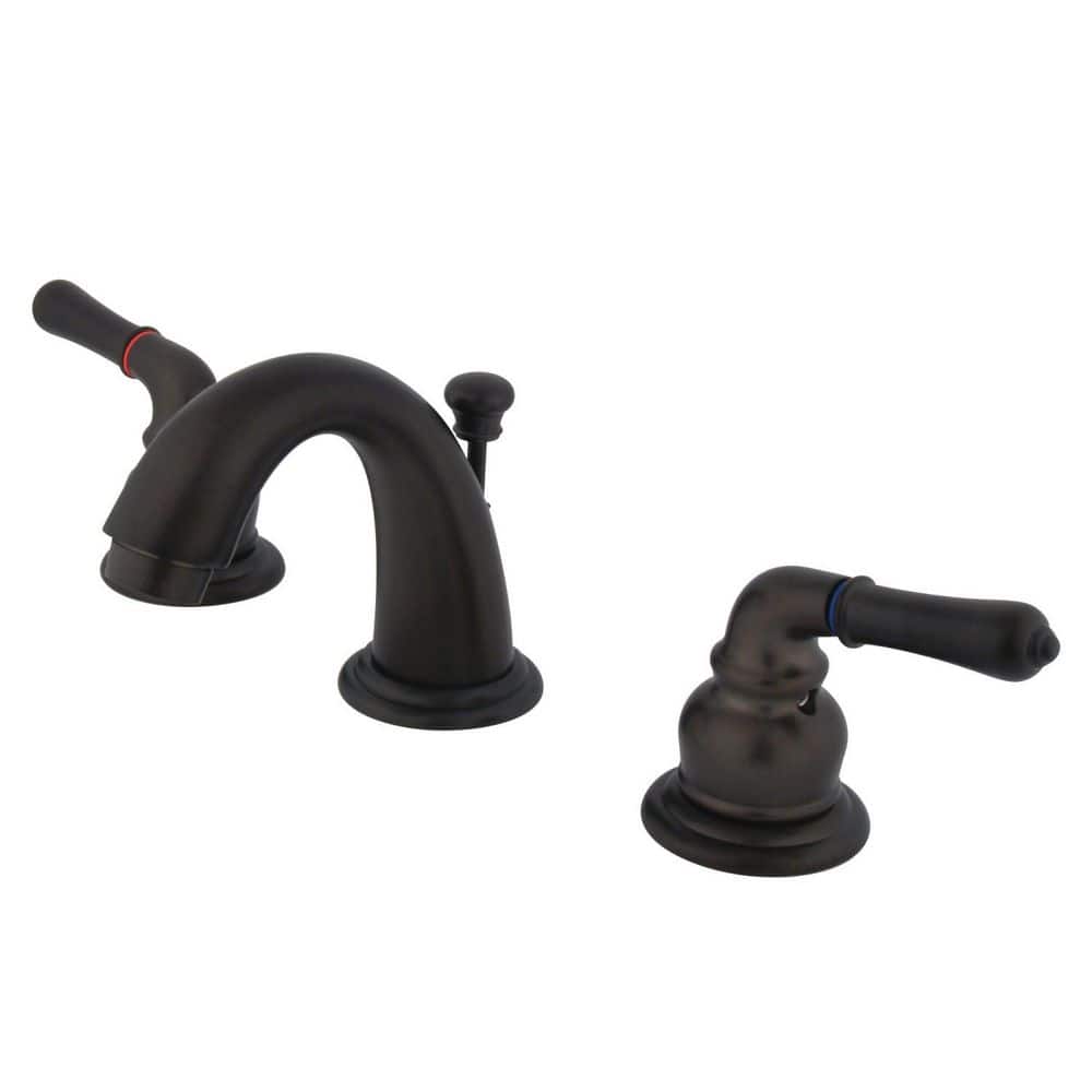 Kingston Brass Magellan 2-Handle 8 in. Widespread Bathroom Faucets with ...