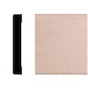 HOUSE OF FARA 11/32 in. x 2-1/4 in. x 84 in. Hardwood Mullion Casing ...