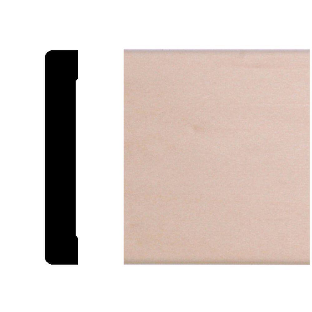 HOUSE OF FARA 11/16 in. D x 2-1/2 in. W x 84 in. L Unfinished Solid ...