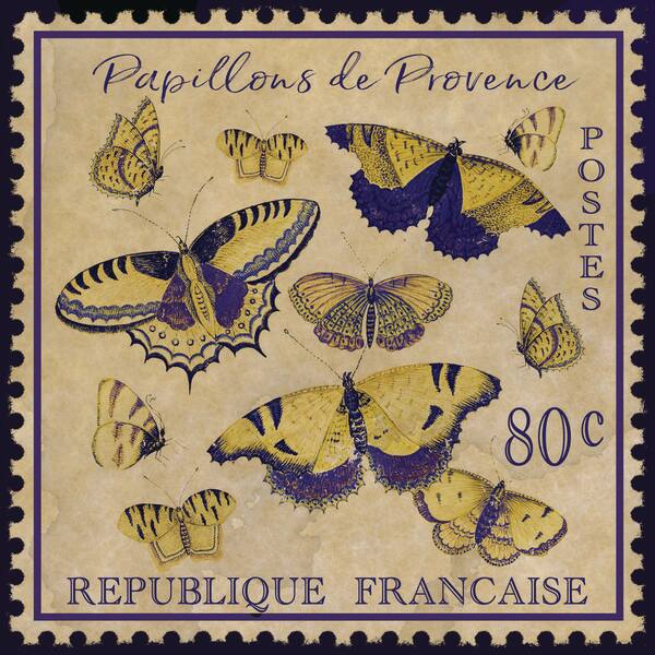VENICE BEACH Collections Butterflies of Provence Postage Stamp by ...