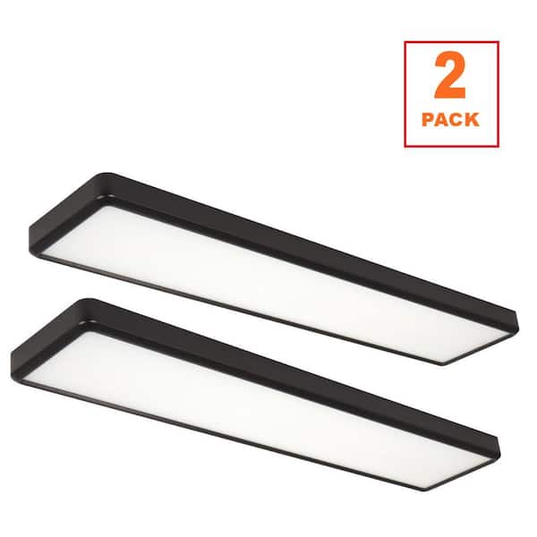 Commercial Electric 1-Pack 3800 Lumens Dimmable White Integrated LED ...