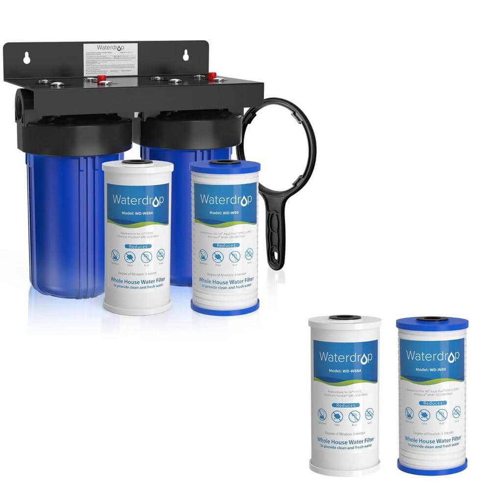 Waterdrop Whole House Water Filter System, 5-Stage Filtration with ...