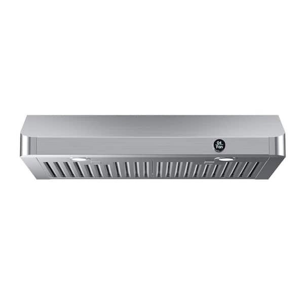 Reviews for HGUOQ 36 in. 400 CFM Ducted Under Cabinet Range Hood with 3 ...