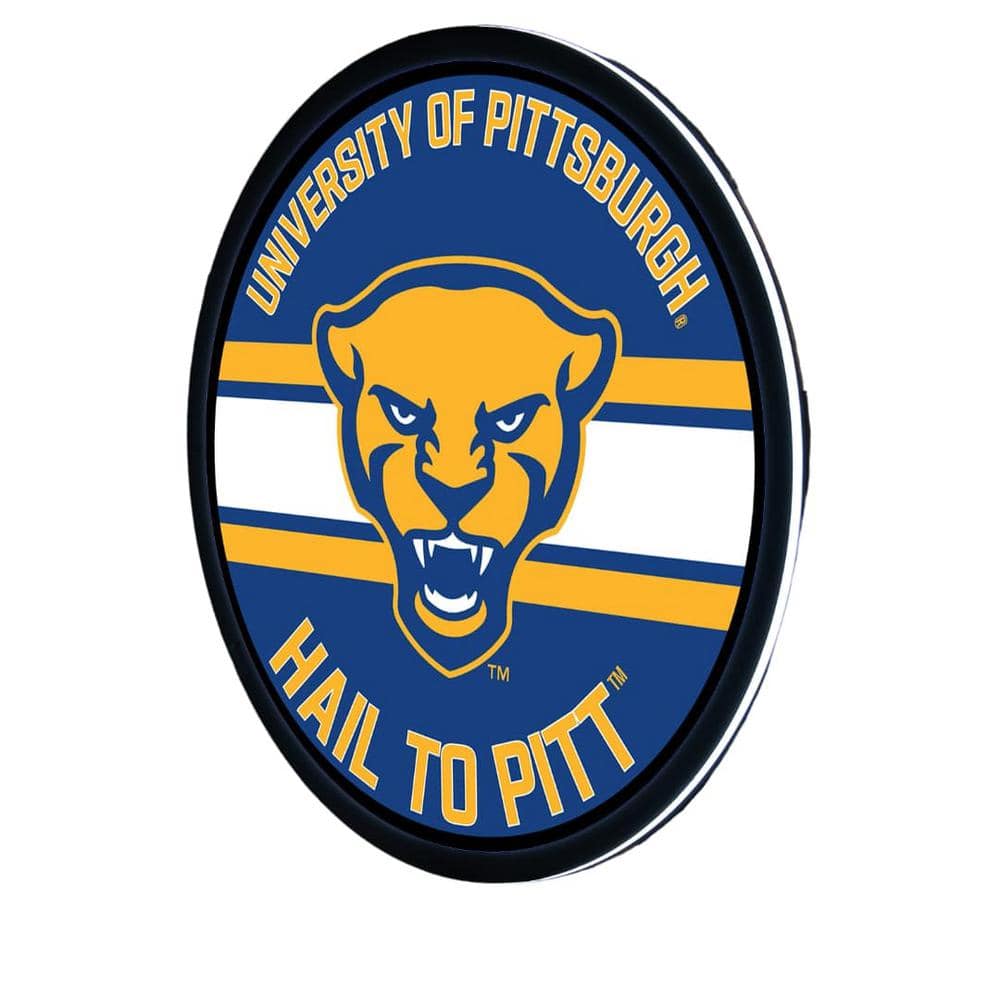 Evergreen University of Pittsburgh 15 in. Round Plug-in LED Lighted ...