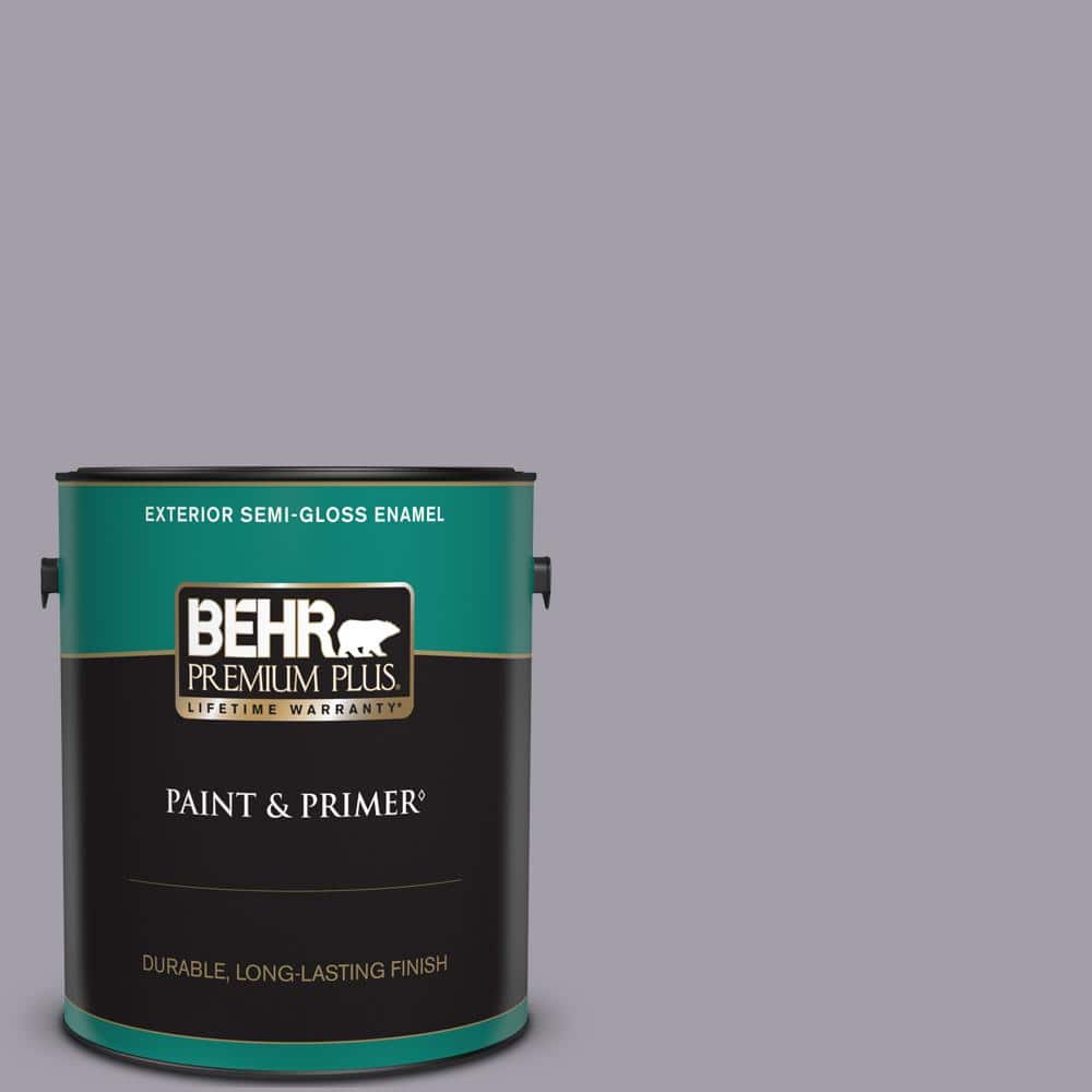 BEHR PREMIUM PLUS 1 gal. #N550-4 Ashberry Semi-Gloss Enamel Exterior ...