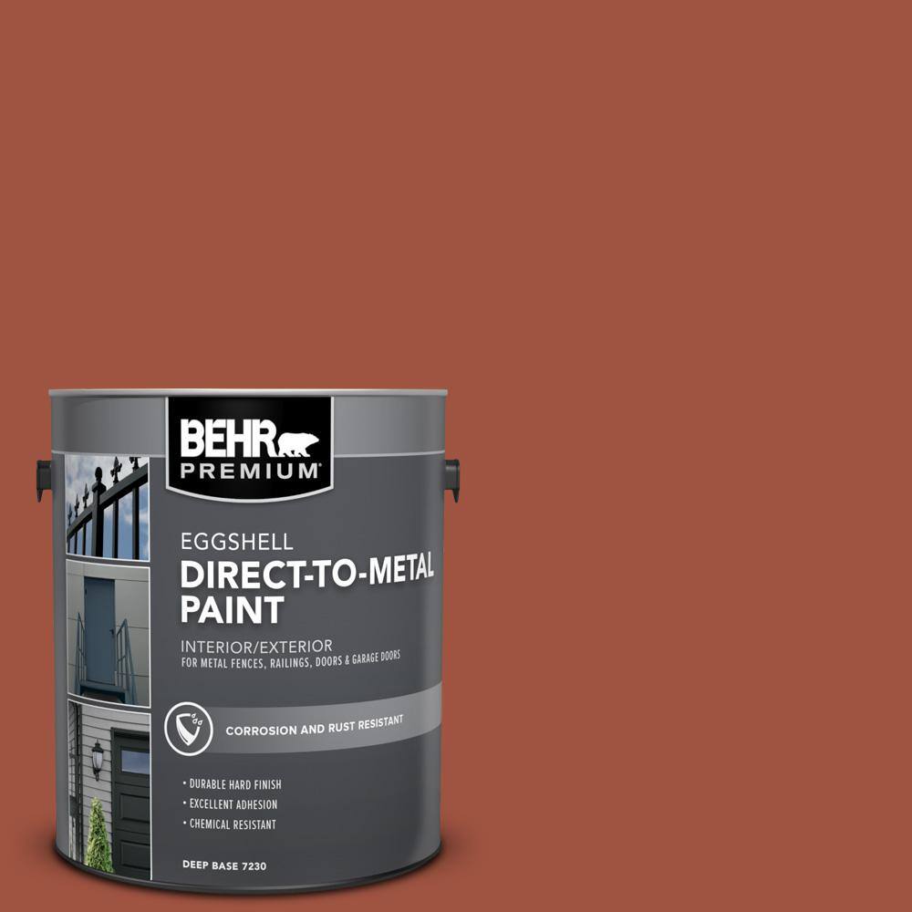 BEHR PREMIUM 1 gal. #MQ1-25 Kalahari Sunset Eggshell Direct to Metal ...