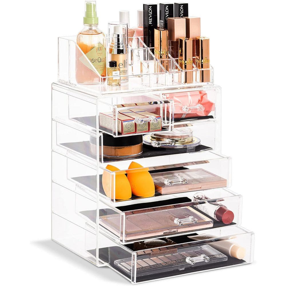 Clear 9.5 in. x 14.2 in. Acrylic Plastic Decorative Box (Set of 1), All ...