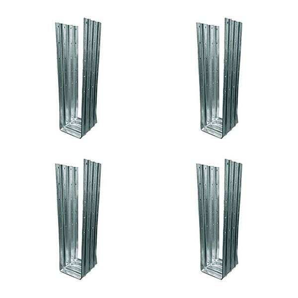 Atlas 6 in. x 6 in. Galvanized Steel Post Foot Anchor for concrete (4 ...