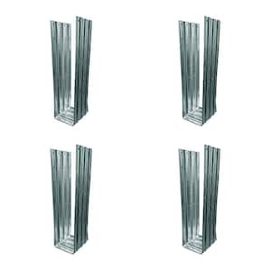 Atlas 6 in. x 6 in. Galvanized Steel Post Foot Anchor for concrete (4 ...