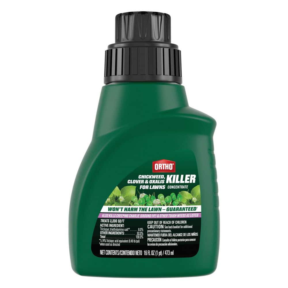 Ortho Chickweed, Clover and Oxalis Killer for Lawns Concentrate 16 oz ...