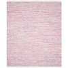 SAFAVIEH Rag Rug Light Pink/Multi 8 ft. x 10 ft. Striped Area Rug ...