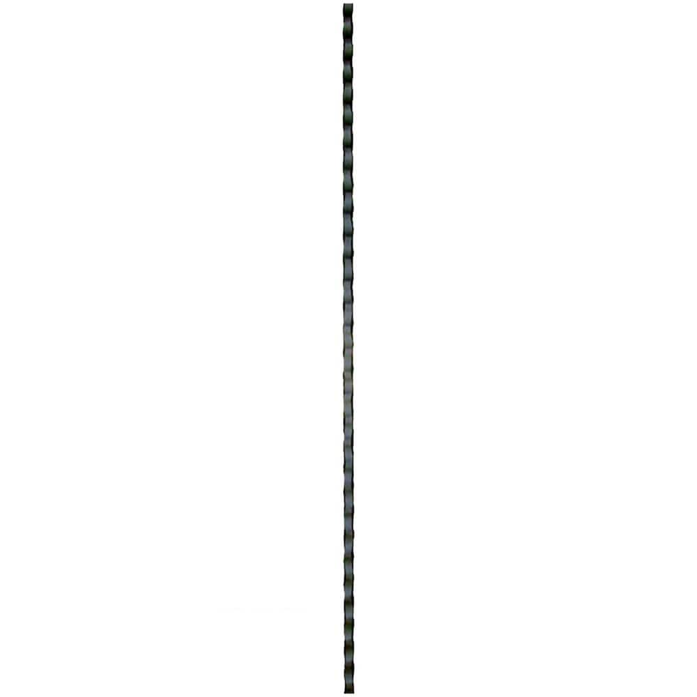 arteferro 44 in. x 9/16 in. Straight Hammered Bar Midnight Bronze ...