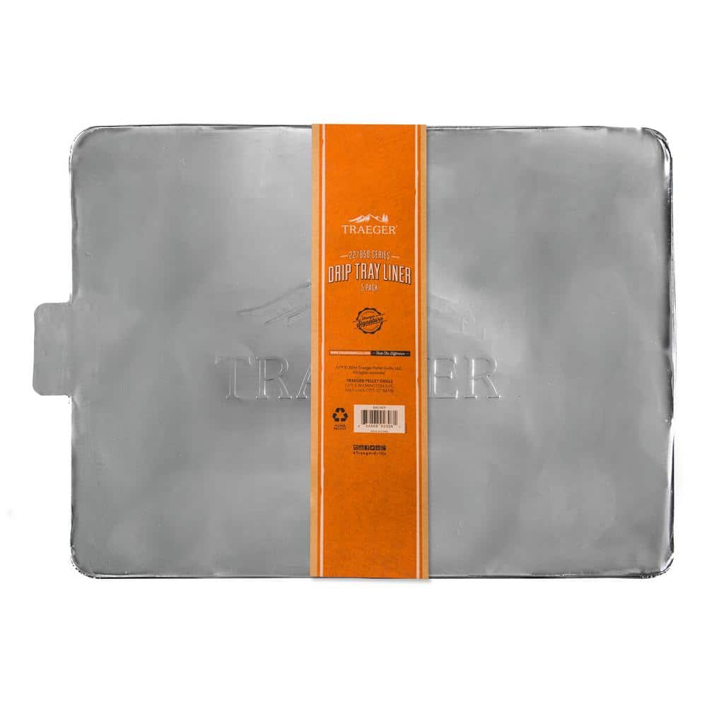 Traeger Drip Tray Liner for Traeger Tailgater (5-Pack) BAC408 - The ...