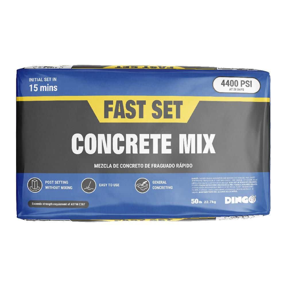 Dingo 50 lb. Fast Set Concrete Mix DC57 - The Home Depot