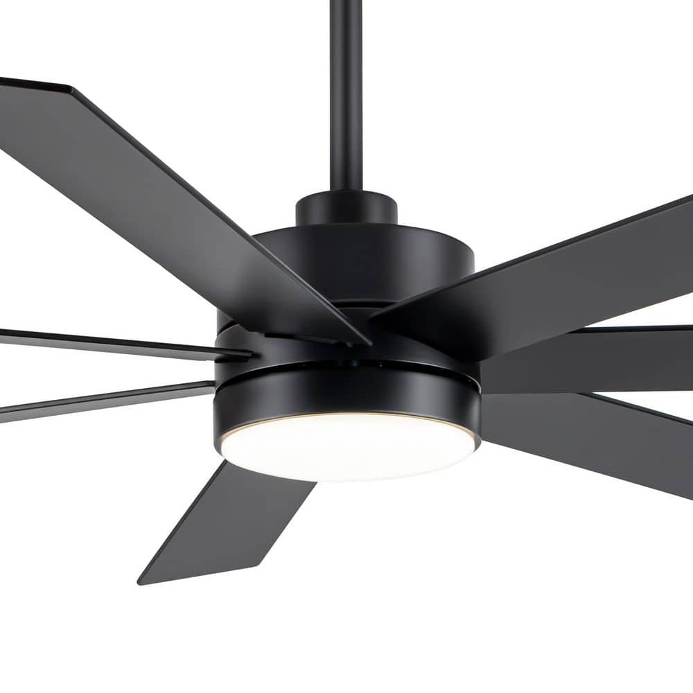 Reviews for Breezary Annette 62 in. Integrated LED Black Windmill ...