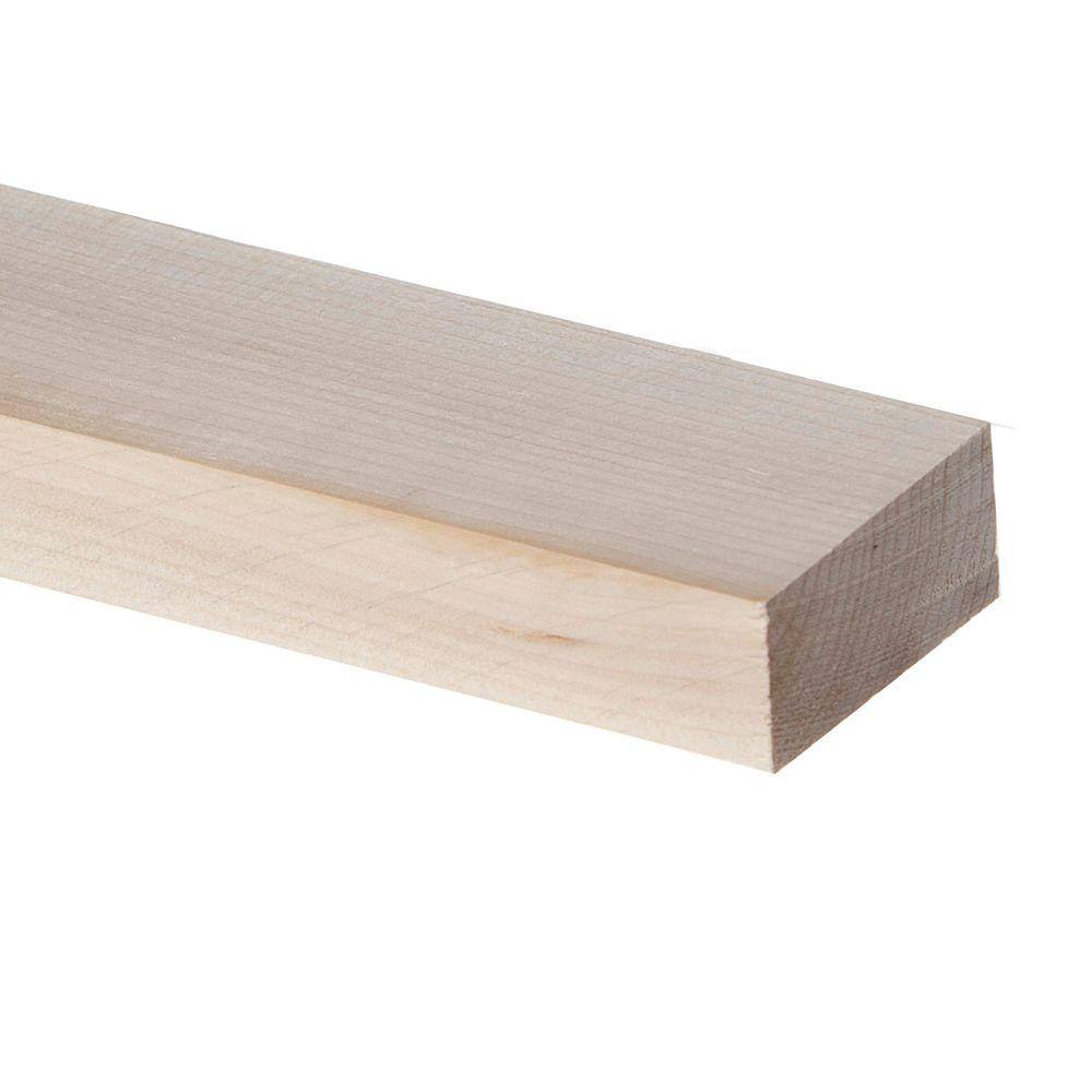 1 in. x 2 in. x 8 ft. Premium Square Edge Cedar Common Board 234926 ...