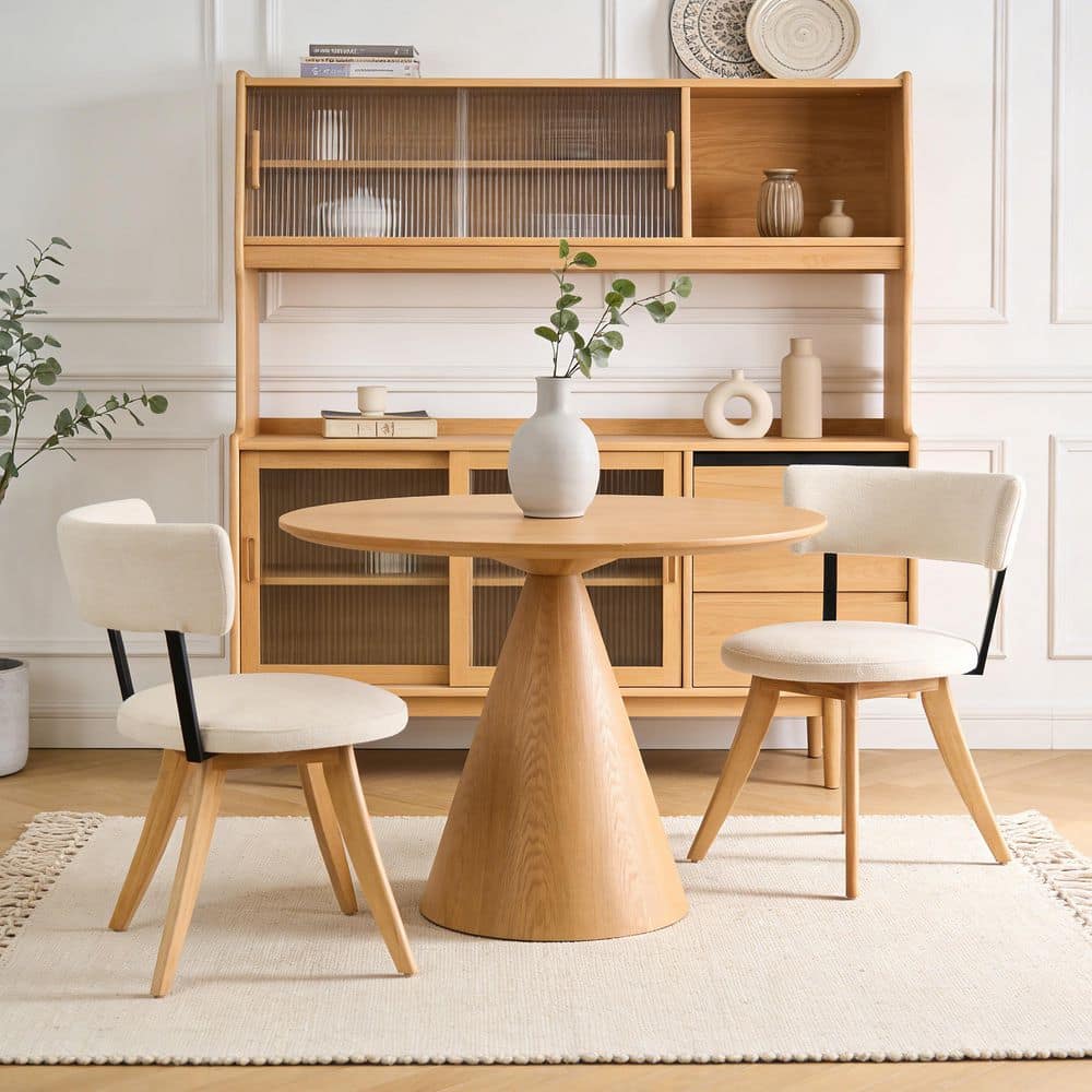 CHRISTOPHER KNIGHT HOME Vernon Natural Plus White Fabric Upholstered ...