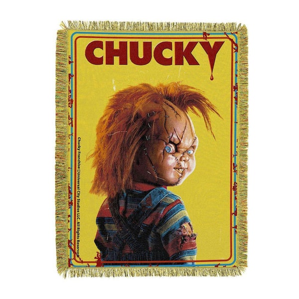 THE NORTHWEST GROUP Universal Chucky Look Over Shoulder Tapestry Throw ...