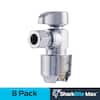 SharkBite Max 1/2 in. Push-to-Connect x 3/8 in. OD Compression Chrome ...