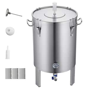 VEVOR Stainless Steel Kettle 16 GALLON Brewing Pot with thermometer Tri ...