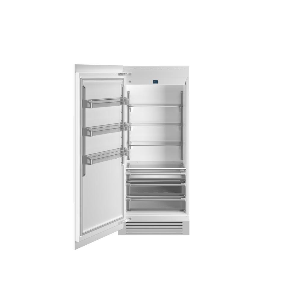 Bertazzoni 36 in. W 21.54 cu. ft. Built-In Freezerless Refrigerator ...