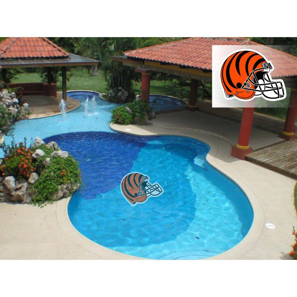 Applied Icon NFL Cincinnati Bengals 29 in. x 29 in. Small Pool Graphic ...