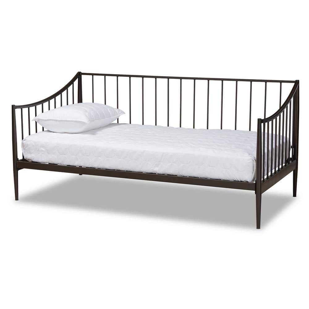 Baxton Studio Rupert Black Bronze Twin Size Daybed 181-10993-HD - The ...