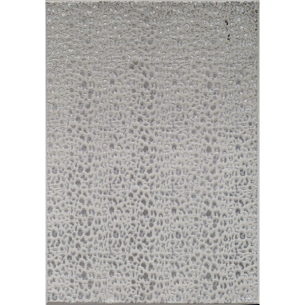 Rugs America Snow Leopard 2 ft. x 8 ft. Indoor Area Rug RA29091 - The ...